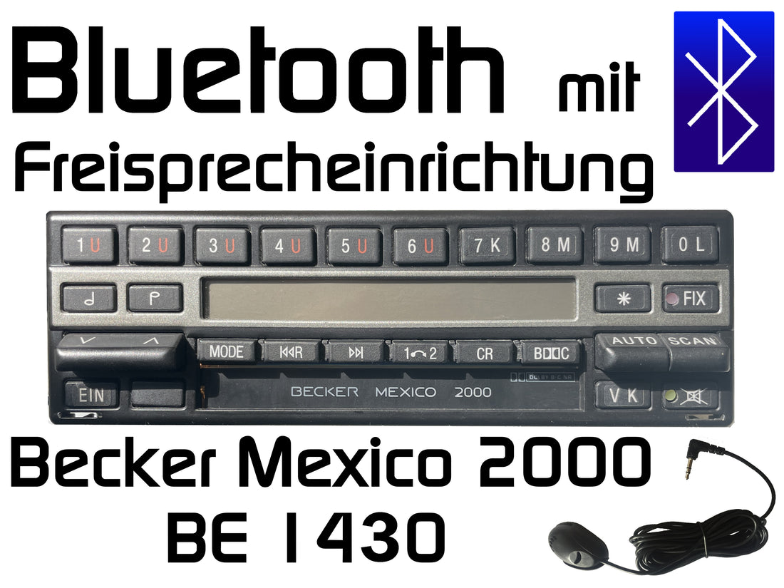 Autoradio Becker Mexico 2000 BE1430 Bluetooth mit Freisprechfunktion n ...