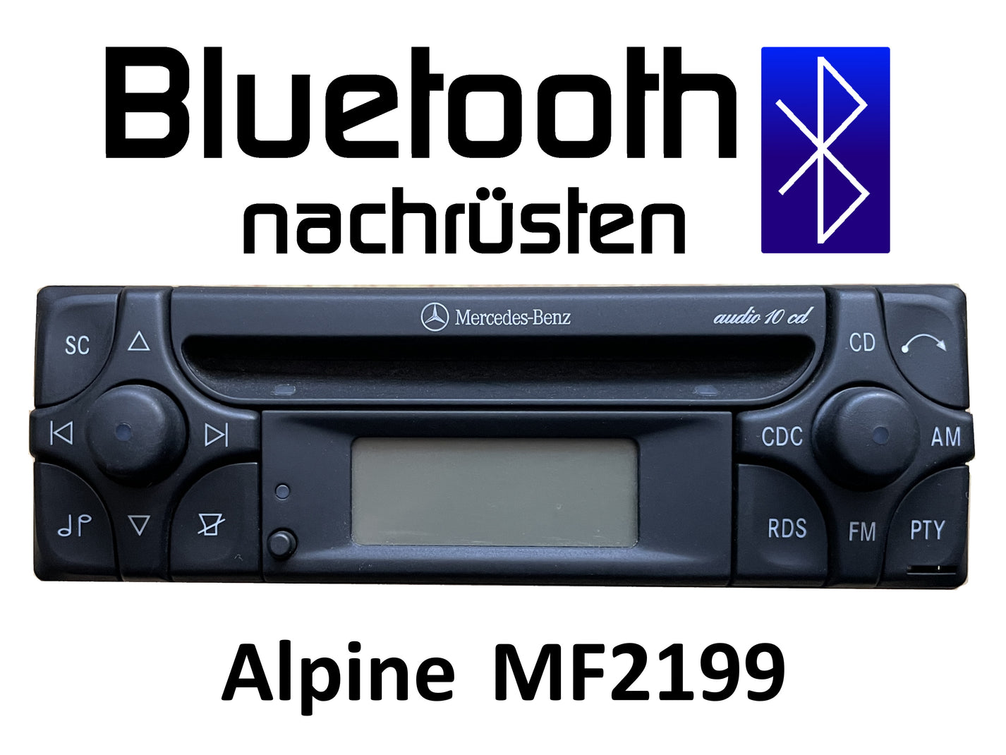 Autoradio Alpine MF2199 Bluetooth nachrüsten – oldtimerhifi